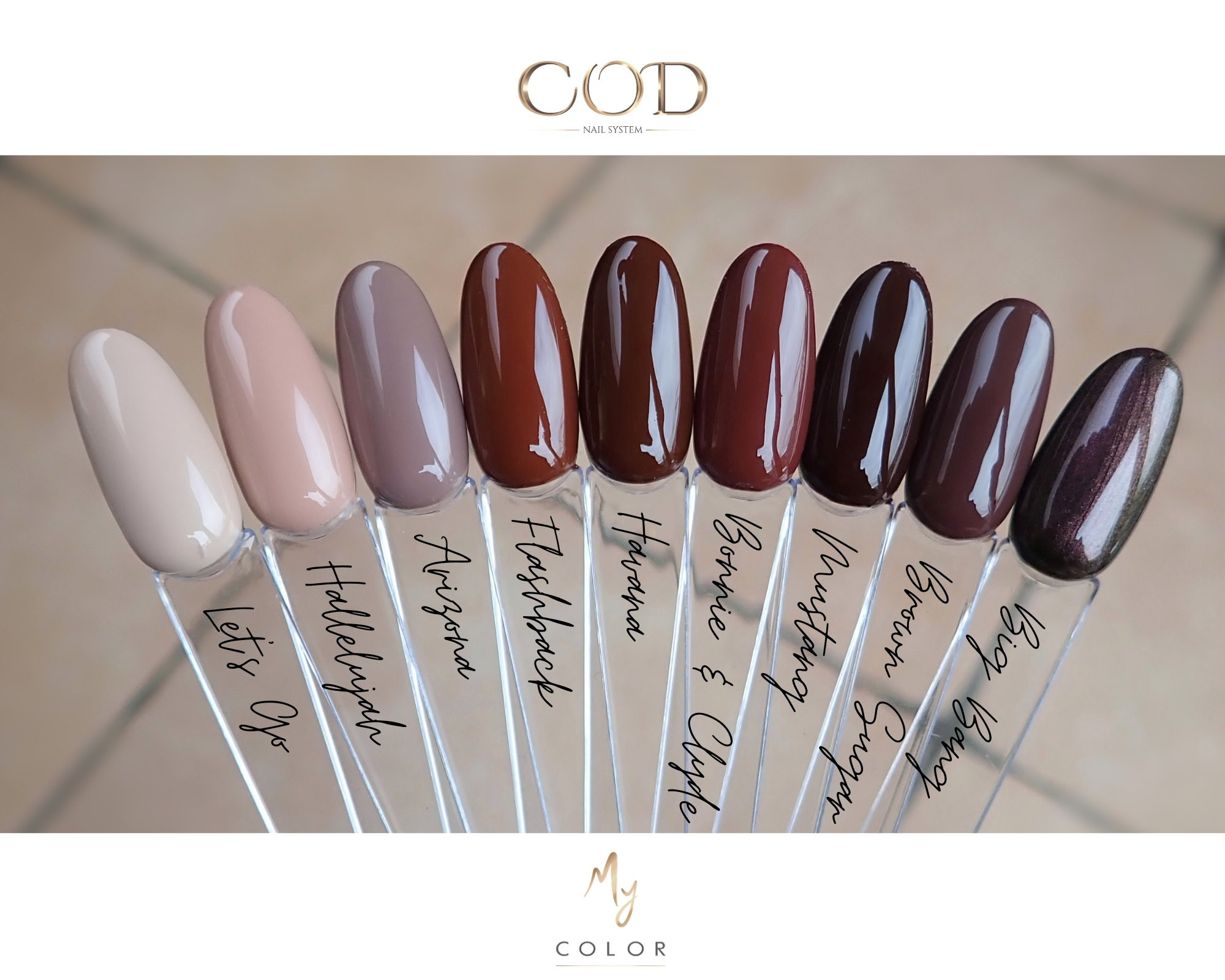 Vernis semi permanent marron My Color Flashback