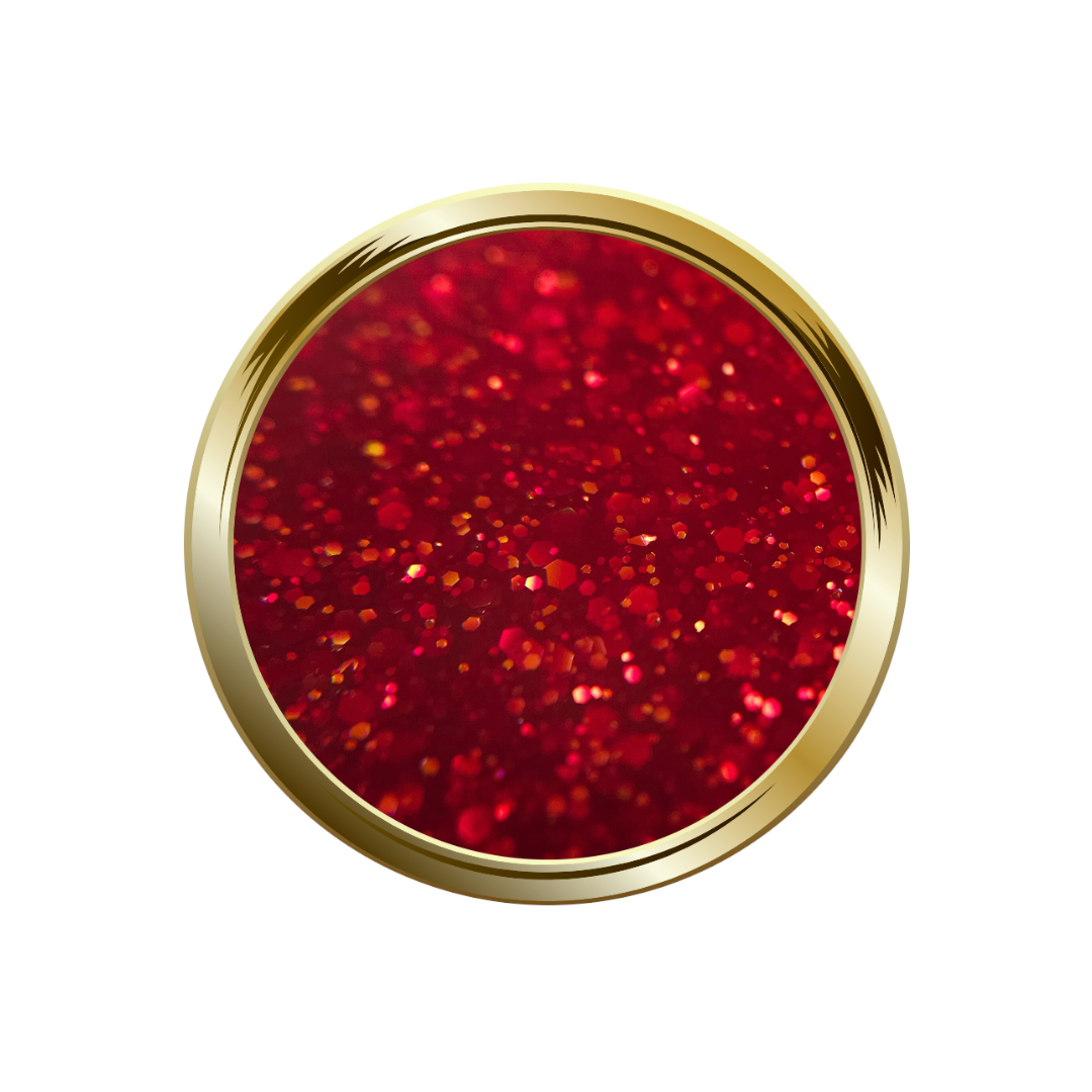 My Color Only – Vernis semi-permanent Rouge Bordeaux Pailleté (Sans TPO)